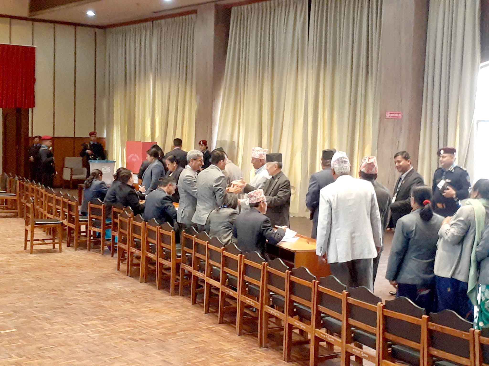 उपराष्ट्रपति पदको निर्वाचनका लागि मतदान सम्पन्न | Bagmati Kalam