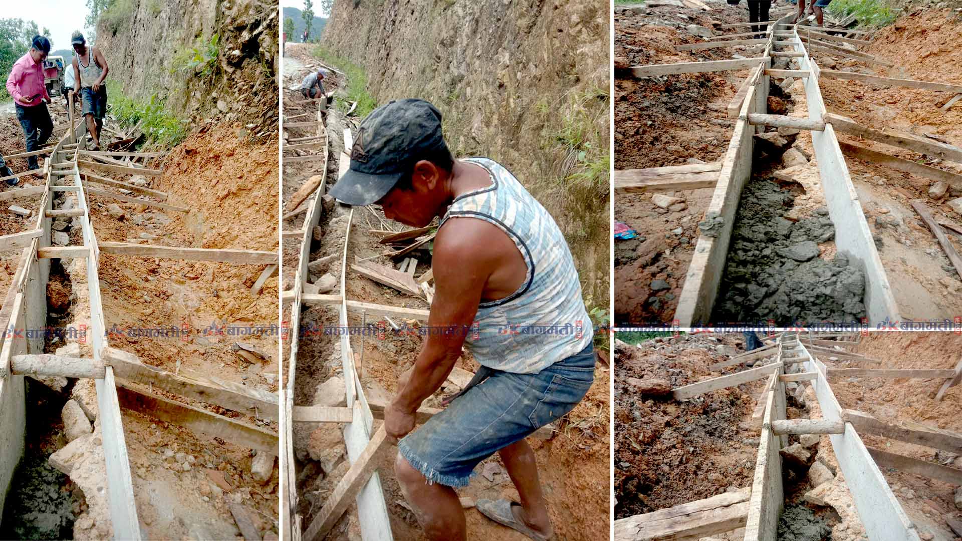 धादिङबेसी-भर्याङभुरुङ सडक:हतारमा माटो माथी ढलान | Bagmati Kalam
