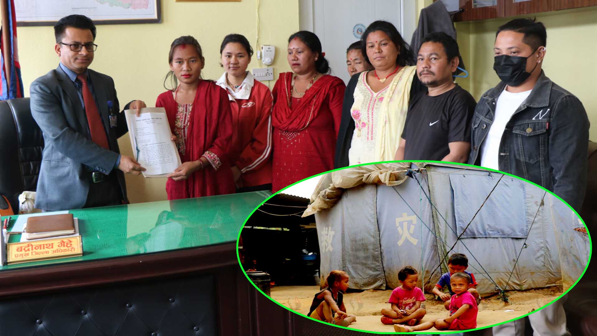 धादिङ चामबासका पहिरो पीडित पाँच वर्षदेखि त्रिपालमुनी बस्न बाध्य ...